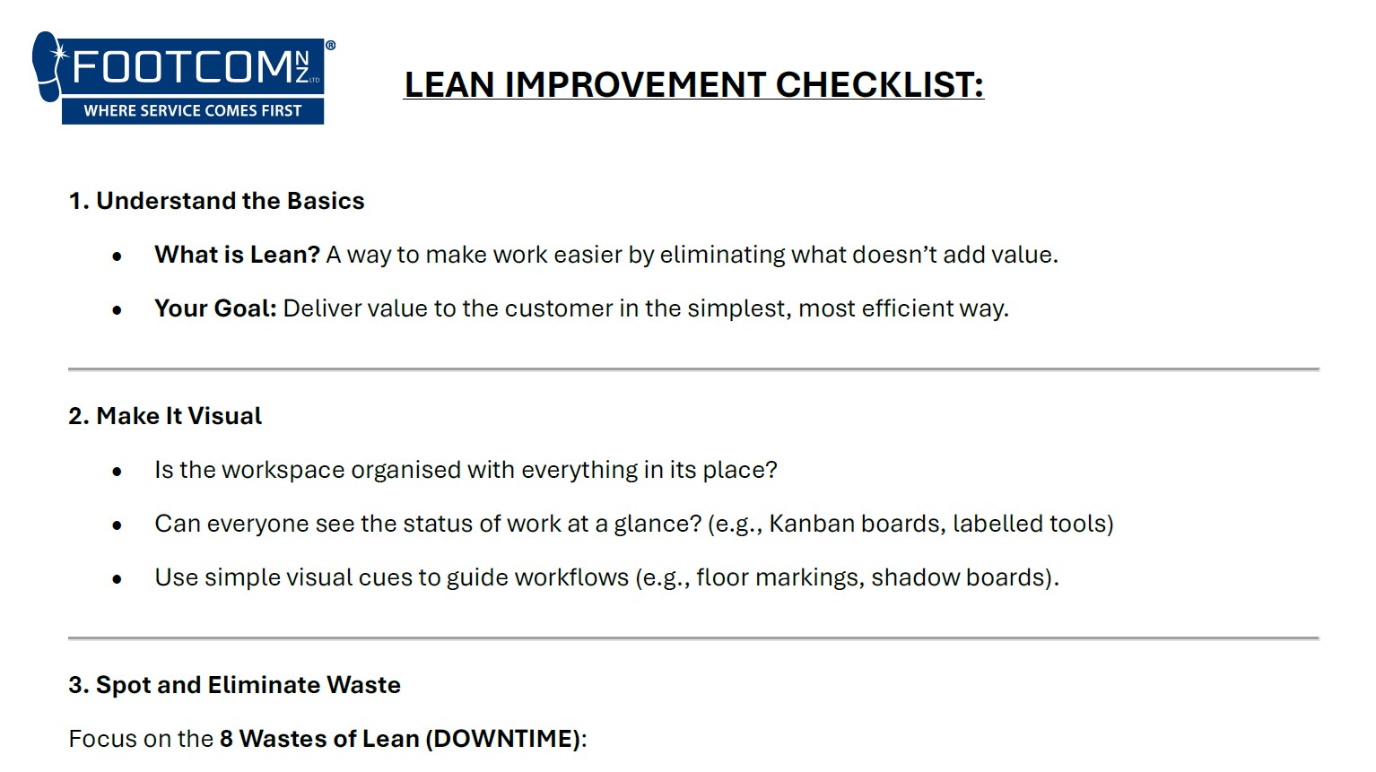 Helpful Resources - Footcom